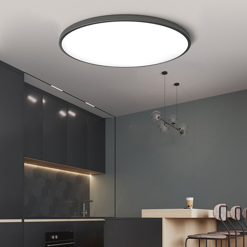 Ceiling Light Modern LED Round Metal Fixture