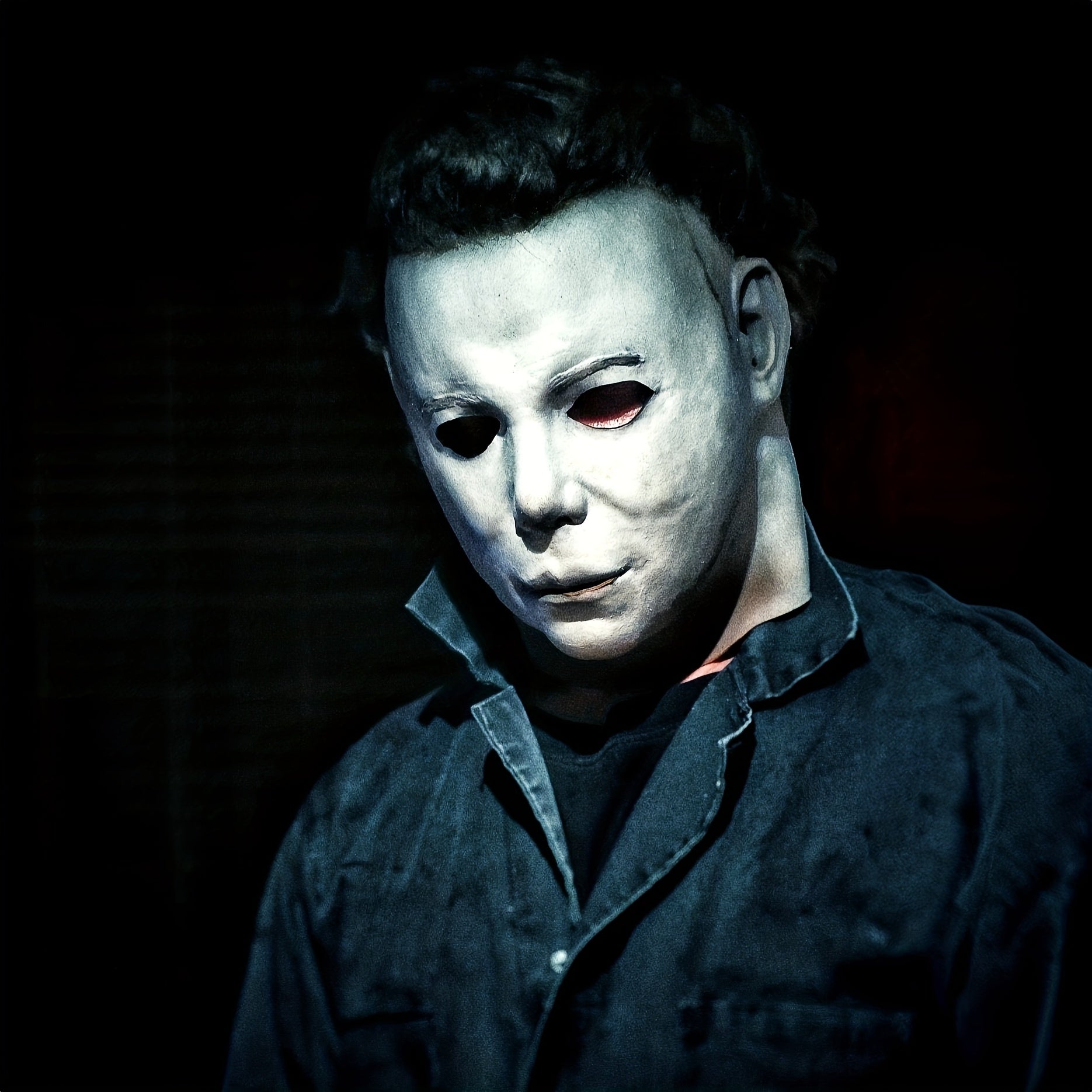 Men's Scary Halloween Mask Costume | Horror Movie Inspired Outfit