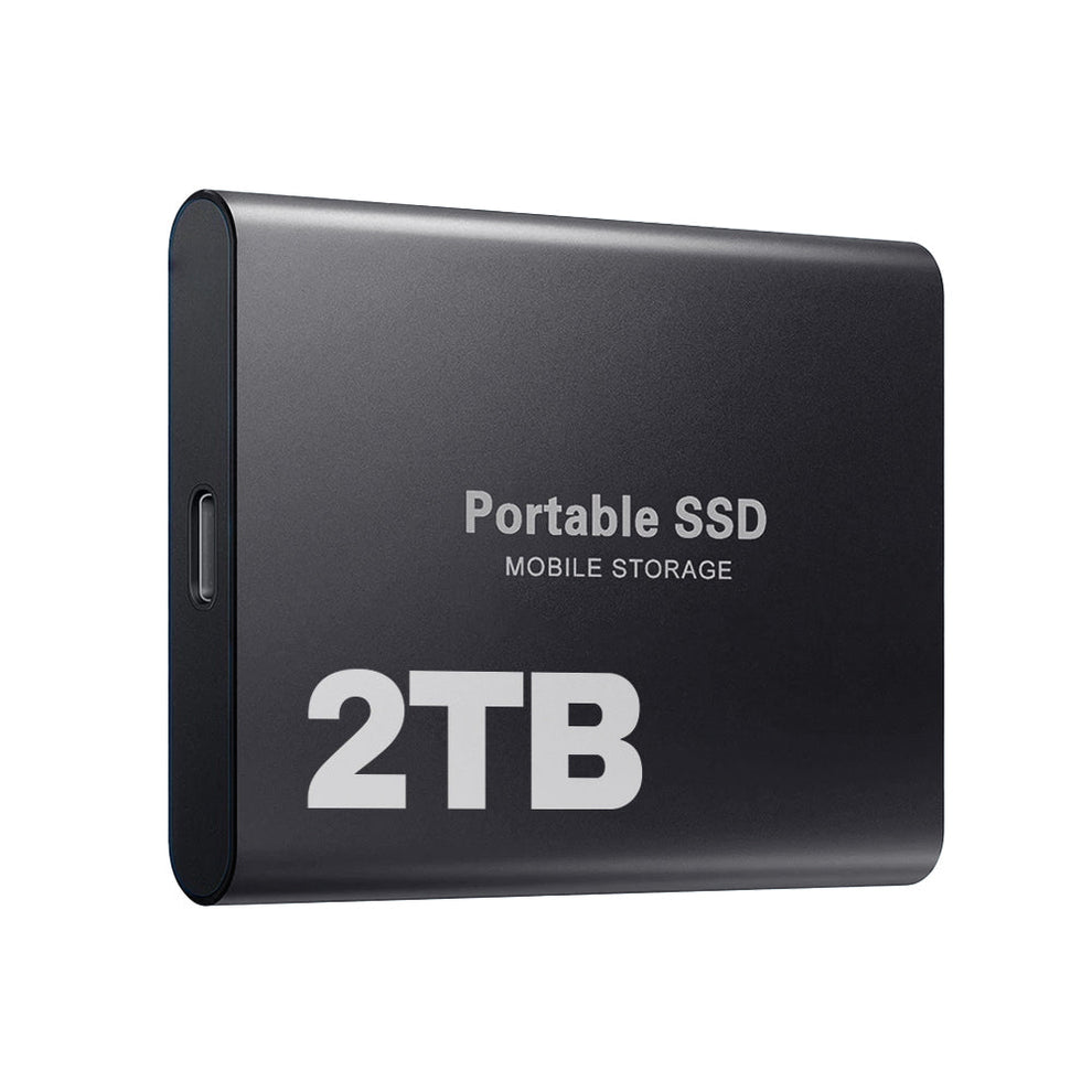 Portable SSD 2TB Hard Drive External Storage Compact Fast Best Quality ...